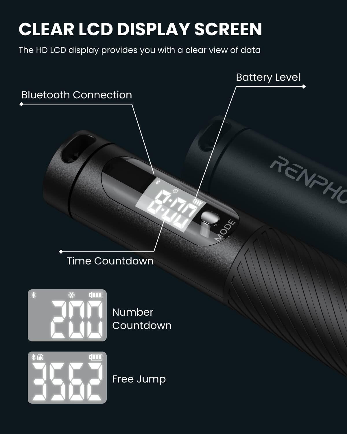 Renpho Smart Jump Rope | Decathlon