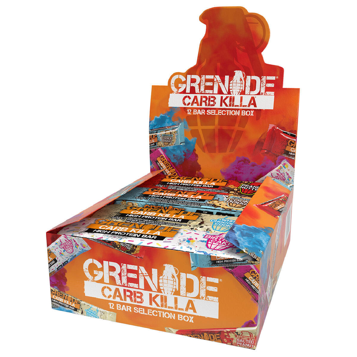 Grenade Protein Bar (Box Of 12) - Selection Pack