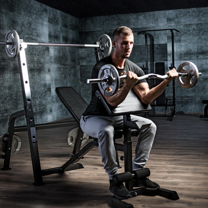 8 POIDS EN FONTE GRIP | DIAMETRE 31 MM | MUSCULATION | LOT DE 4x5 KG et ...