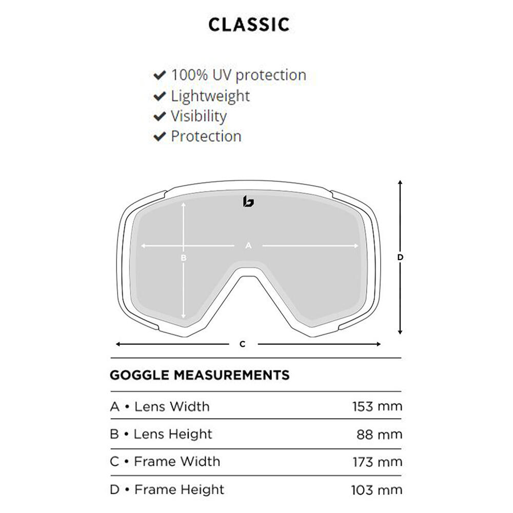 MAMMOTH SNOW GOGGLES - Matte Red/Sunrise BOLLÉ | Decathlon