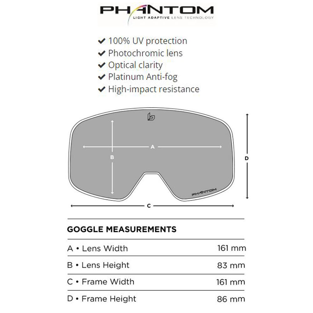 Maschera da sci NEVADA SMALL Plum Tie & Dye Matte - Phantom Fire Red ...