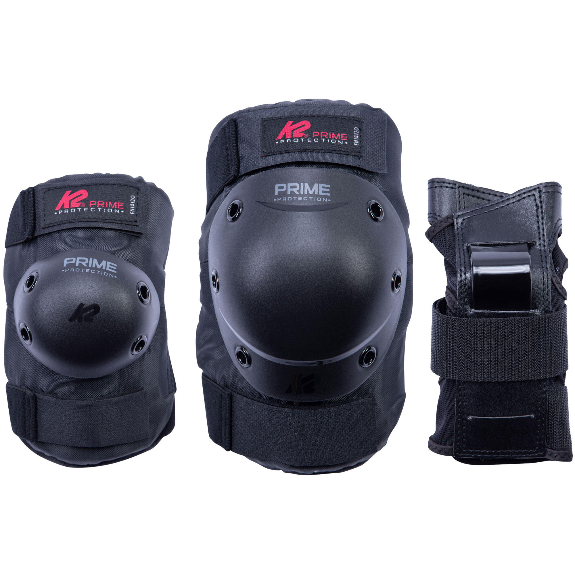 K2 Prime Skate Protektoren Set - XL - Schwarz/Rot K2 | Decathlon