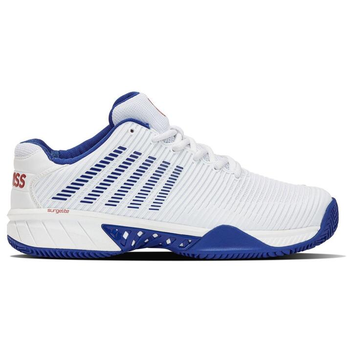 K-SWISS White And Blue K-swiss Hypercourt Express 2 Hb 06614197 Wh ...