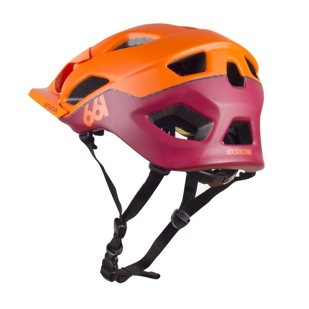 661 Crest MIPS MTB Helmet - Orange/Burgundy 661 | Decathlon