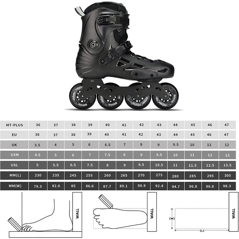 Patins à roues alignées Freeskate Micro Skate MT Plus Noir MICRO SKATE | Decathlon