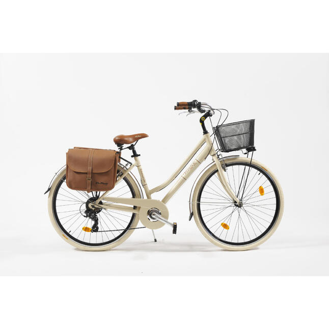 Vélo de ville 28 pouces 605 Aluminium Lady, BEIGE CAPPUCCINO VELOMARCHE ...
