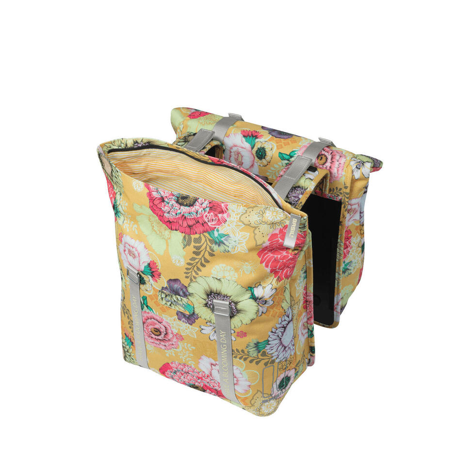 BASIL BASIL Dubbele fietstas Bloom Field | Decathlon