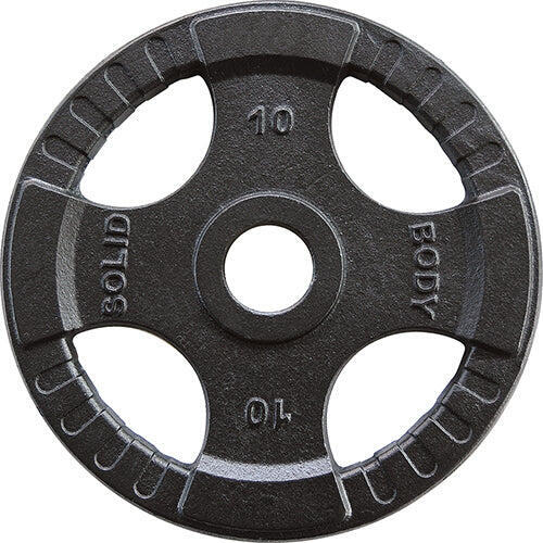 Disques oly 4 grip fonte OPTK10 pour fitness et musculation BODY-SOLID ...