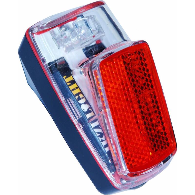 IkziLight feu arrière LED avec réflecteur, noir/rouge. IKZI | Decathlon