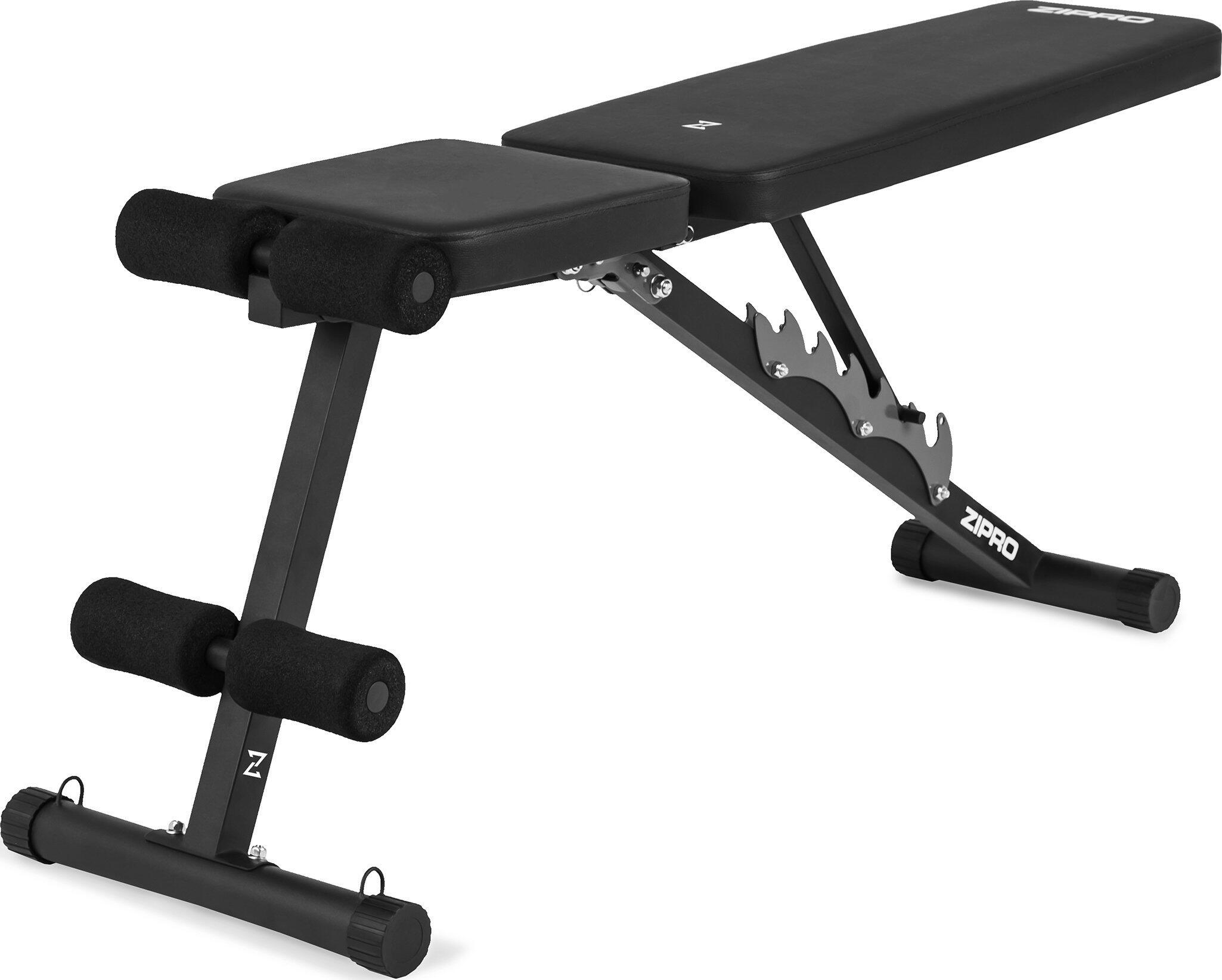 Fitnessbank Zipro Tempo verstelbare, trainingsbank met 2 ...