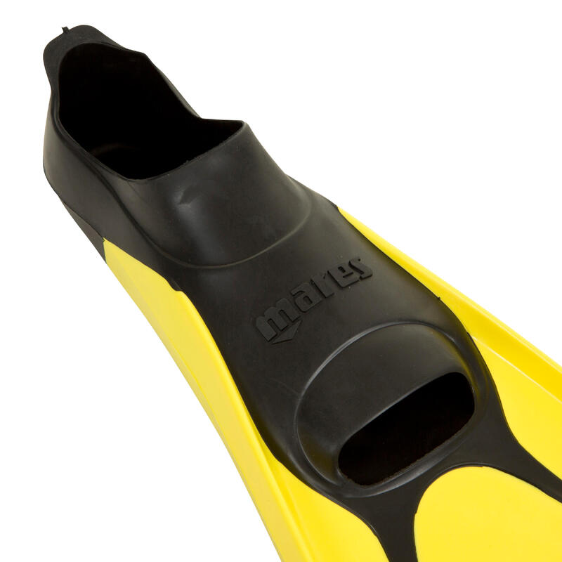 Seconde vie - Palmes Plongée MARES - AVANTI SUPERCHANNEL Jaune/Noir ...