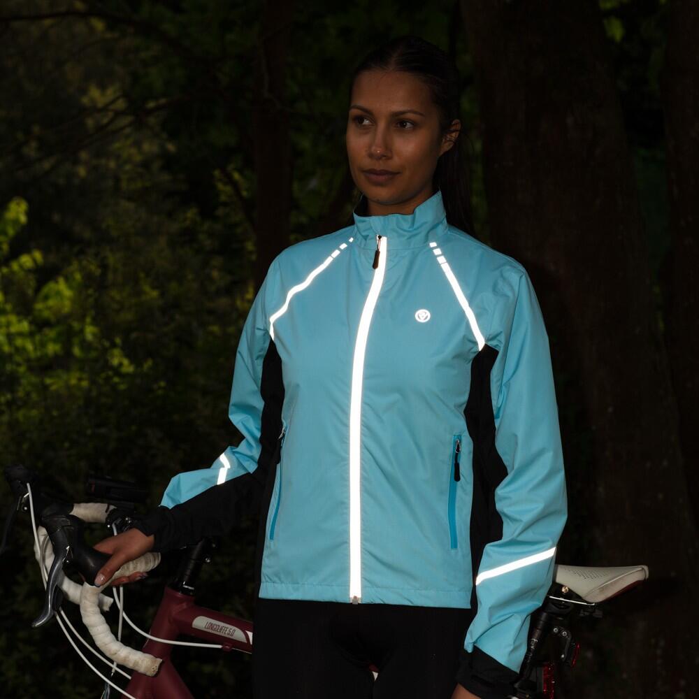 Proviz Classic Women's Tour Reflective Waterproof Cycling Jacket - Sky ...