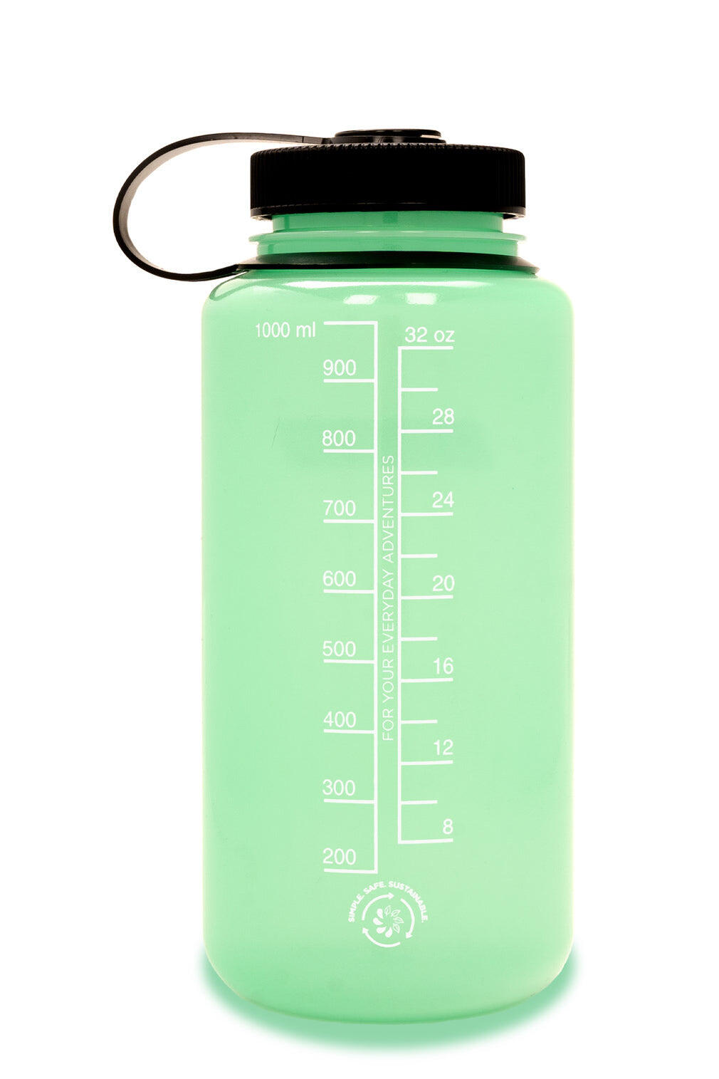 1L Wide Mouth Sustain Water Bottle - Made From 50% Plastic Waste - Fluo ...