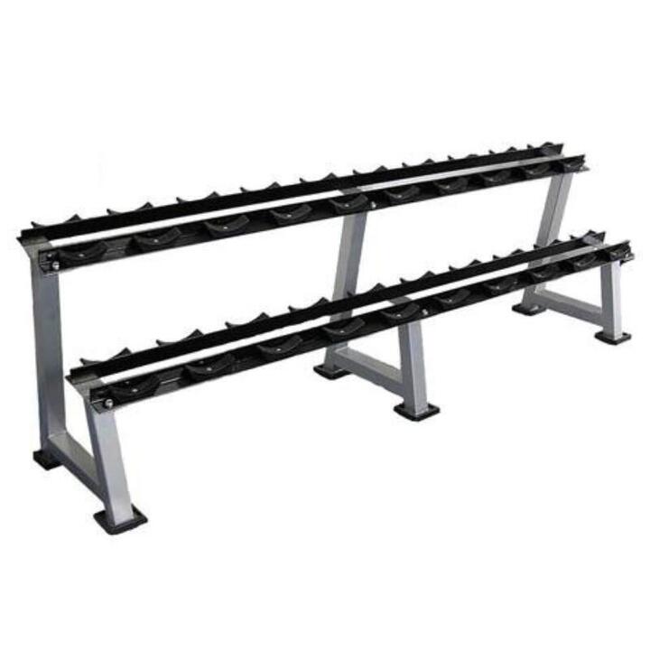 Rack à haltères à deux niveaux / rack à haltères - Capacité de poids ...