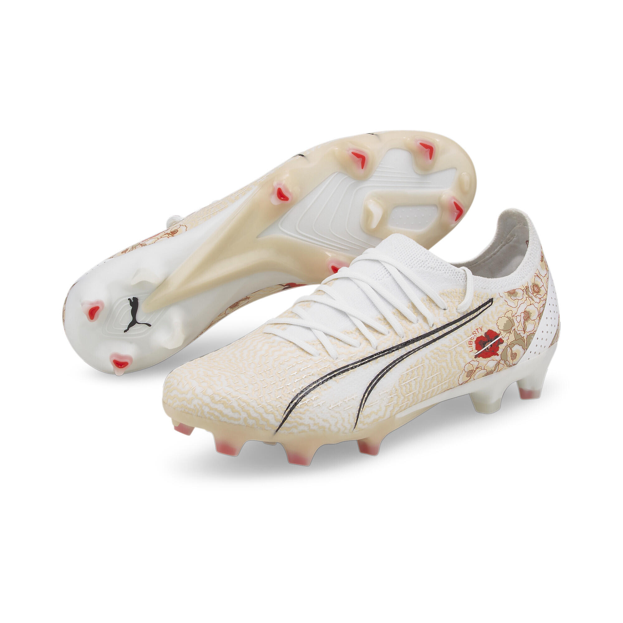Puma x Liberty Ultra FG/AG Womens Beige Football Boots PUMA | Decathlon