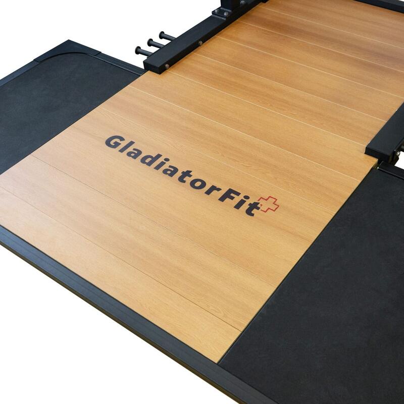 Power rack multifonctions en acier avec plateforme bois TITAN ...