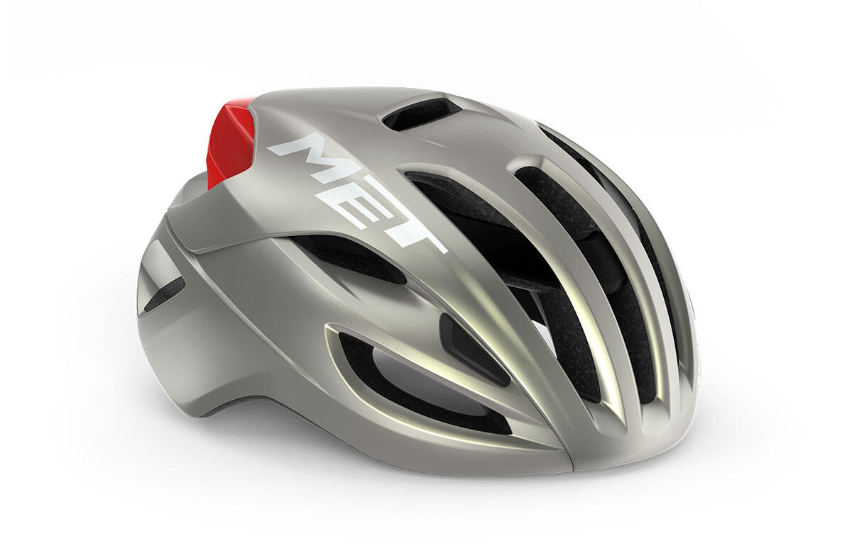 MET Bicycle Helmet Rivale MIPS, Solar Gray, Large