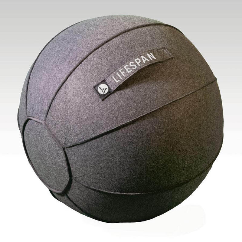 LIFESPAN - Scaun de birou minge de yoga - pâslă cărbune | Decathlon