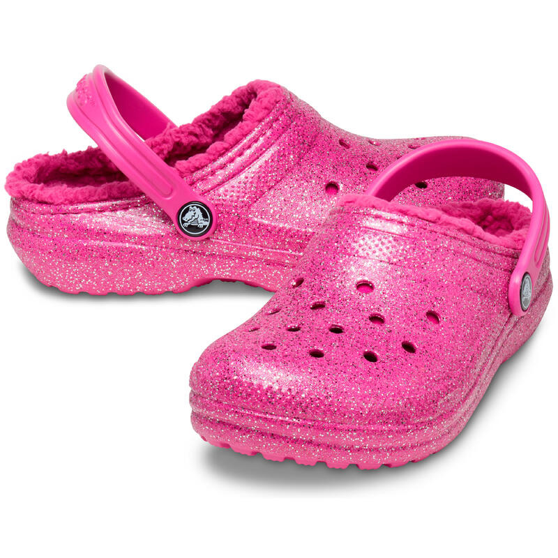 Sabots fille Crocs Classic Lined Glitter Clog T CROCS | Decathlon