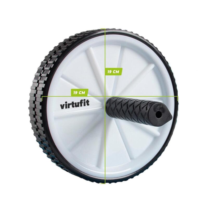 Podwójne kółko do ćwiczeń mięśni brzucha VIRTUFIT | Decathlon