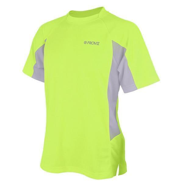 Proviz Classic Mens Sports T-Shirt Short Sleeve Reflective Activewear ...