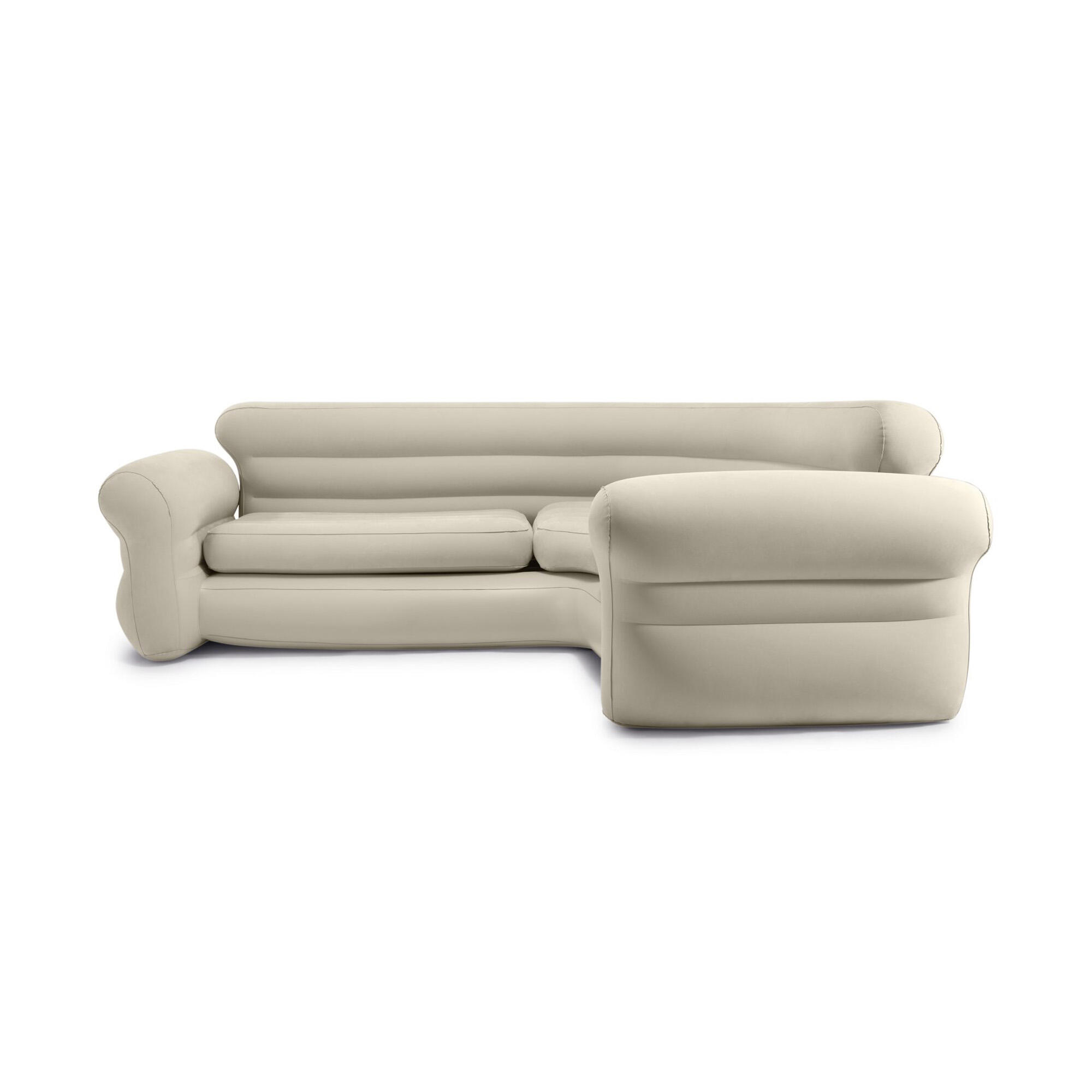 Intex 68575NP Sofa Angolare Beige 257x203x76 cm INTEX Decathlon