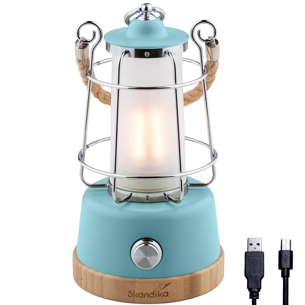 SKANDIKA Kiruna LED-Lamp – Buiten Lantaarn - Retro camping lamp met ...