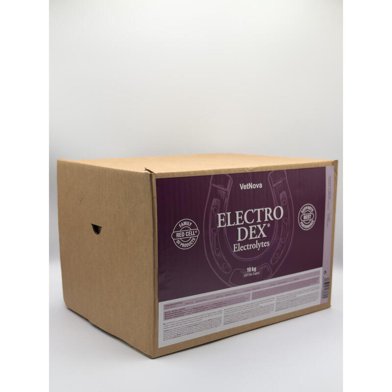 Électrolytes solubles ELECTRO DEX® 10kg avec arôme cerise per chevaux ...