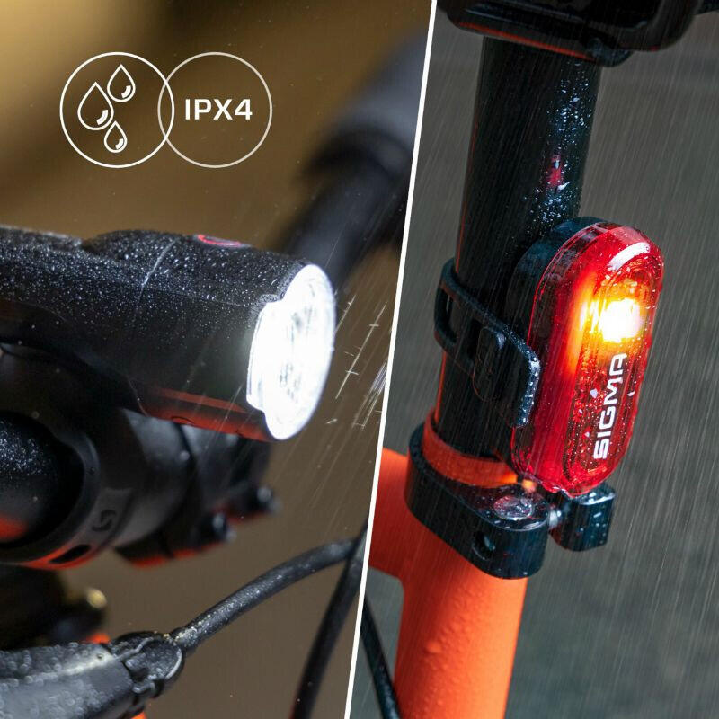 Battery operated bike light kit Sigma aura 30 Lux-curve SIGMA | Decathlon