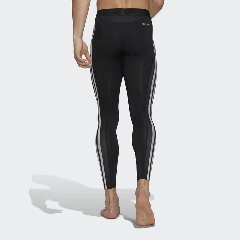 Collant Long De Training Techfit 3 Stripes Adidas Decathlon Ch