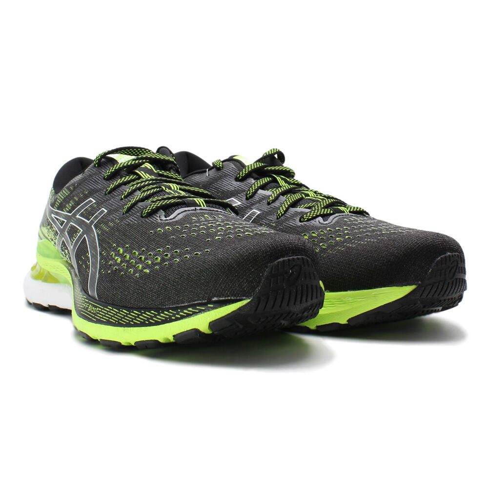 Asics Gel-Kayano 28 Mens Black/Green Running Shoes ASICS | Decathlon