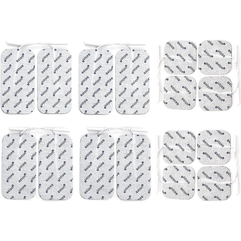 16 eléctrodos - 10x5cm e 5x5cm para aparelhos TENS e EMS Trainer AXION ...