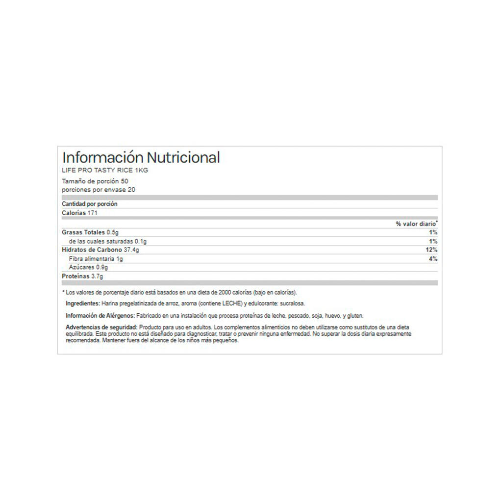 Life Pro 1 kg di crema di riso LIFE PRO FIT FOOD | Decathlon