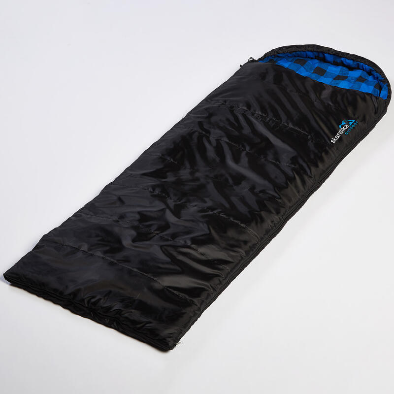 SKANDIKA Slaapzak Dundee - kampeerslaapzak - 220x80 cm - katoen flanel - Rits links | Decathlon