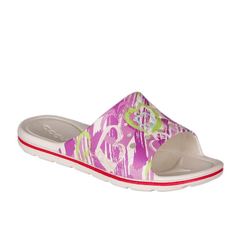 COQUI - Papuci pentru copii Coqui Long 6375 Inimi Perlă 30-31 | Decathlon