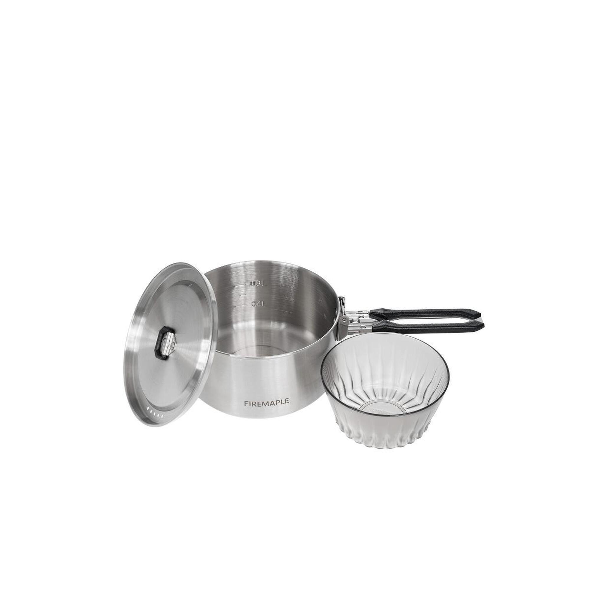 Garnek turystyczny Fire-maple Antracit pot 0,8l FIRE-MAPLE | Decathlon