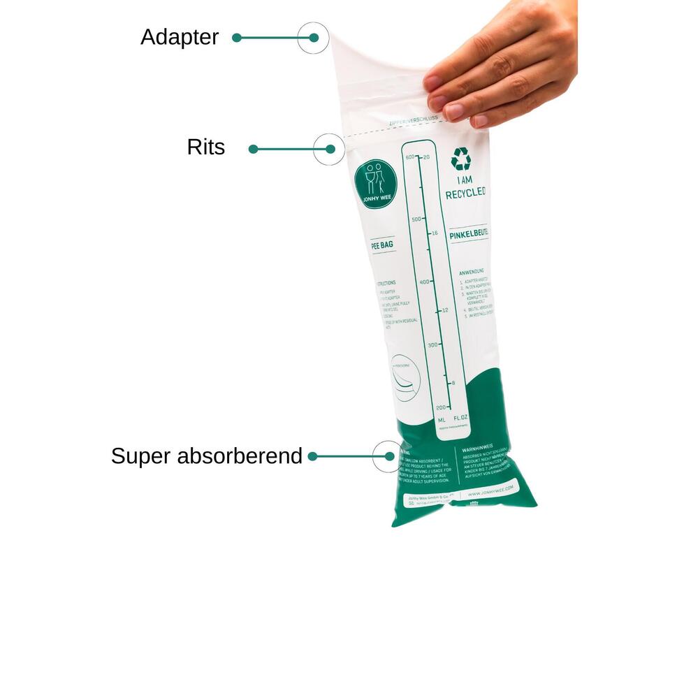 Toilette d'urgence Jonhy Wee, 3 pièces JONHY WEE | Decathlon