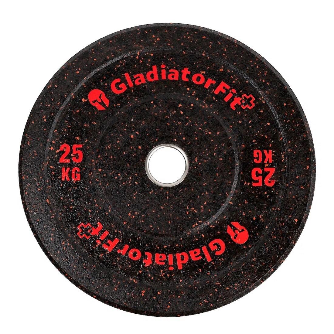 Olympische Scheibe "Hi-Temp" Gummi Ø 51mm GladiatorFit | Decathlon