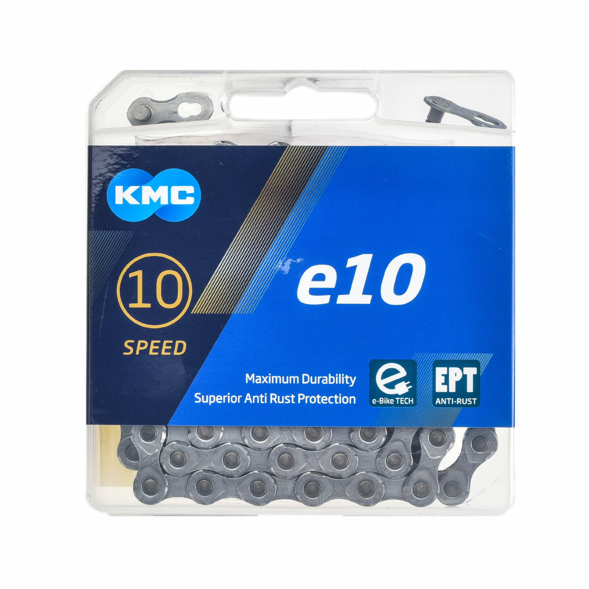Roestvrij stalen fietsketting KMC E-Bike E10 10 v KMC | Decathlon