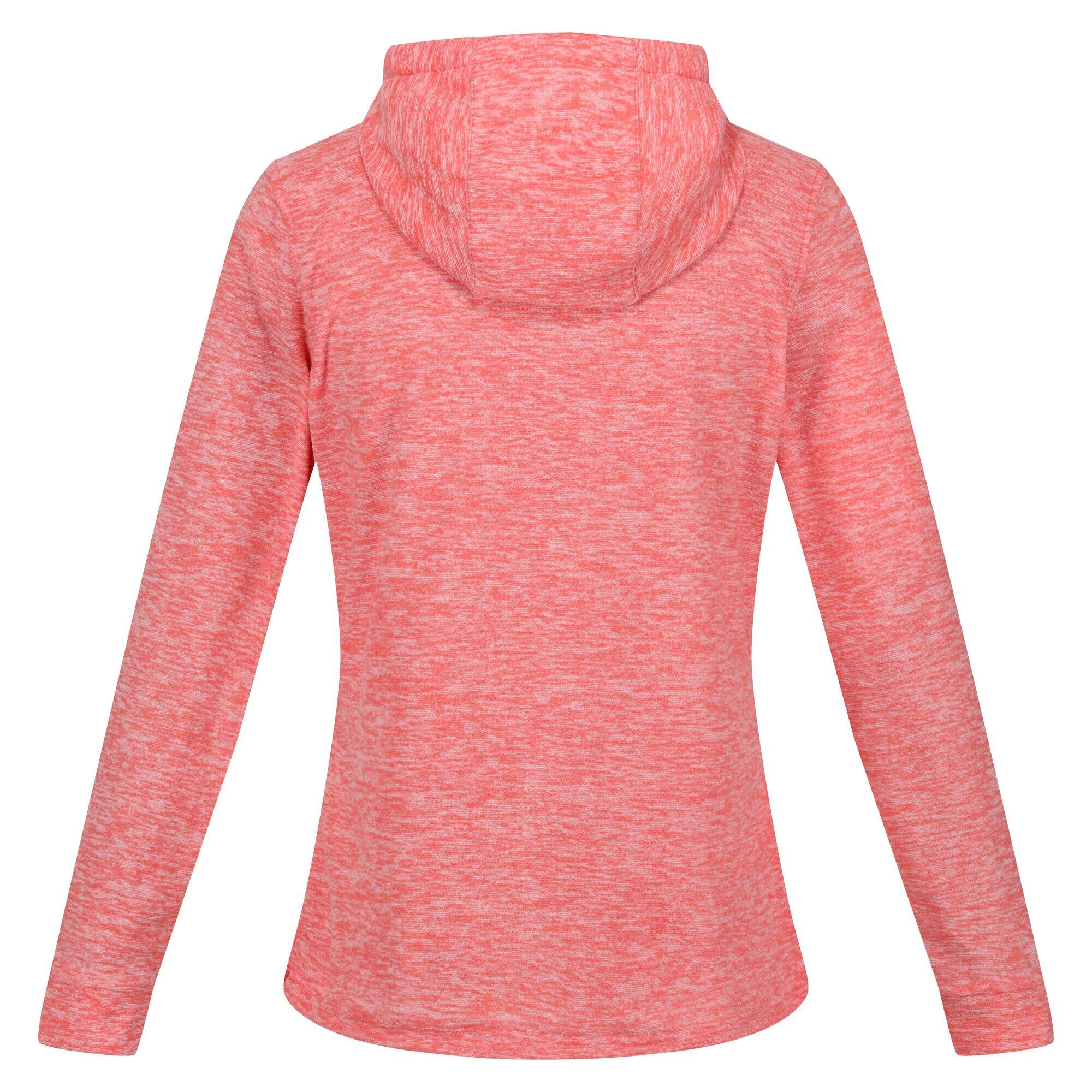 Womens/Ladies Azaelia Marl Lightweight Hoodie (Peach Bloom) REGATTA ...