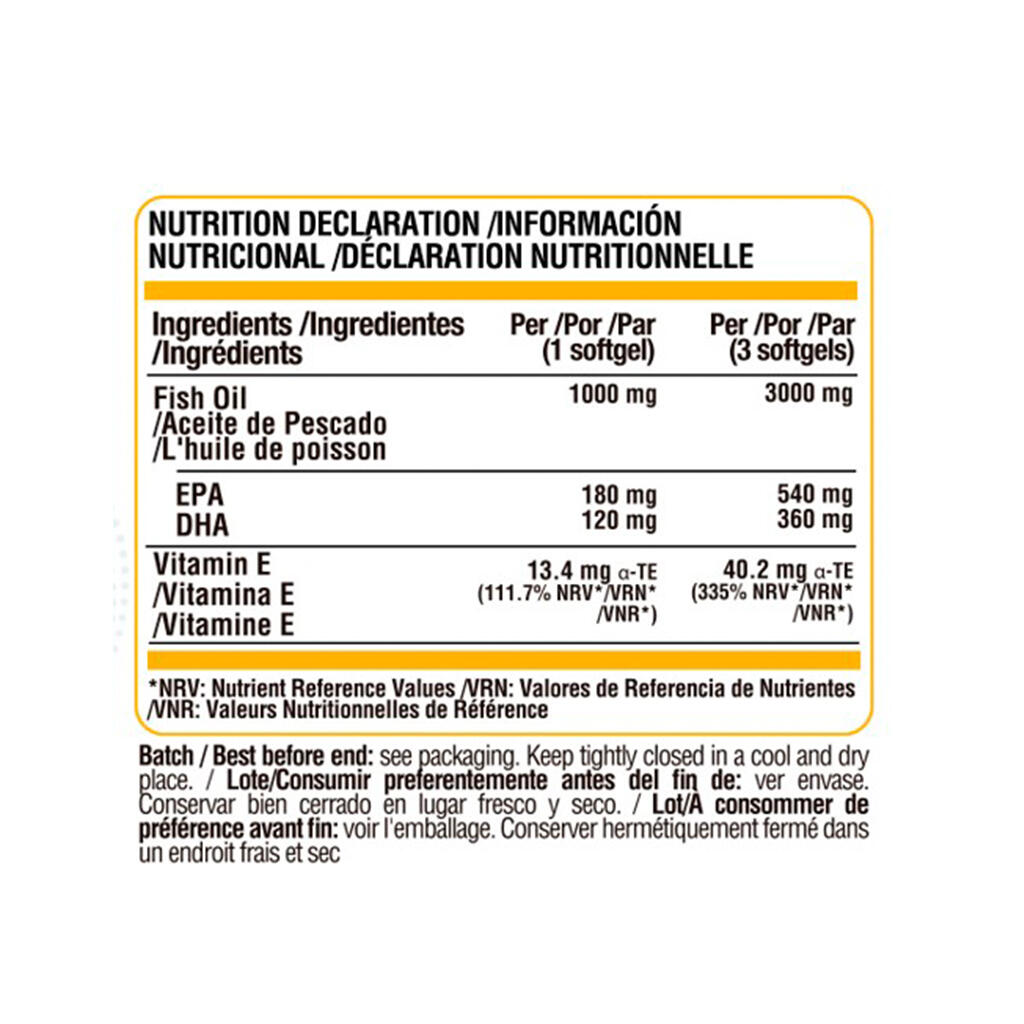 Omega 3 90 capsule Life Pro LIFE PRO NUTRITION | Decathlon