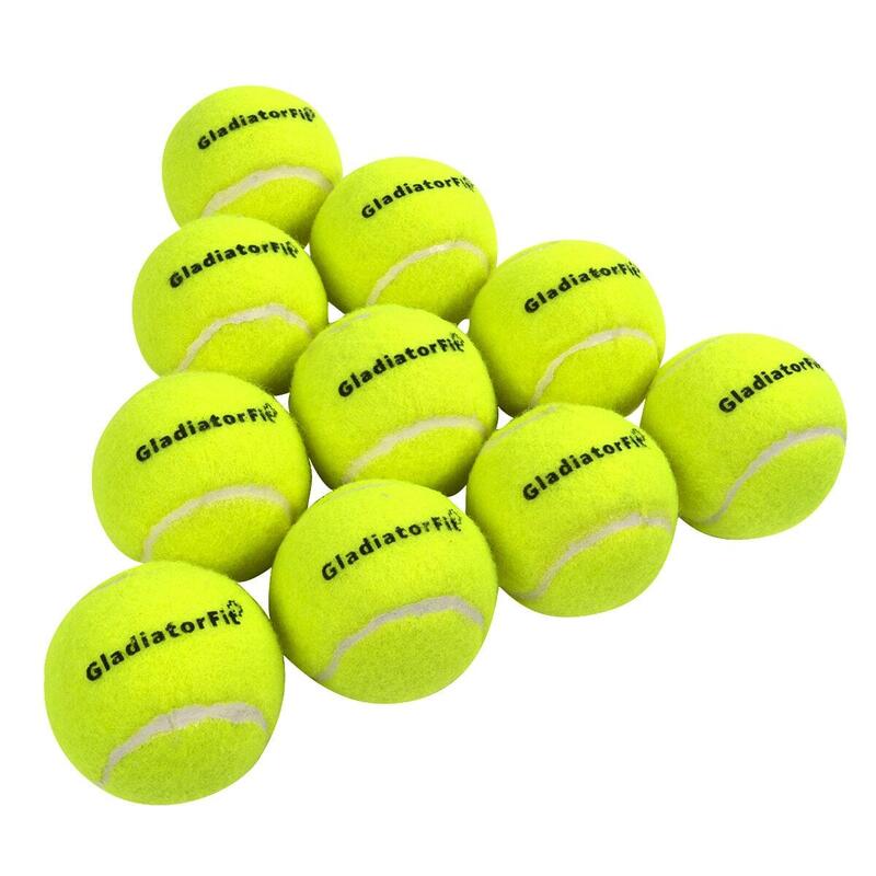 Bolas de ténis para treino (conjunto de 10) GLADIATORFIT - Decathlon