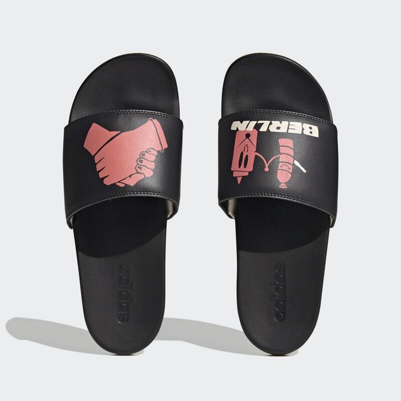 Pantofle adilette Comfort ADIDAS - Decathlon