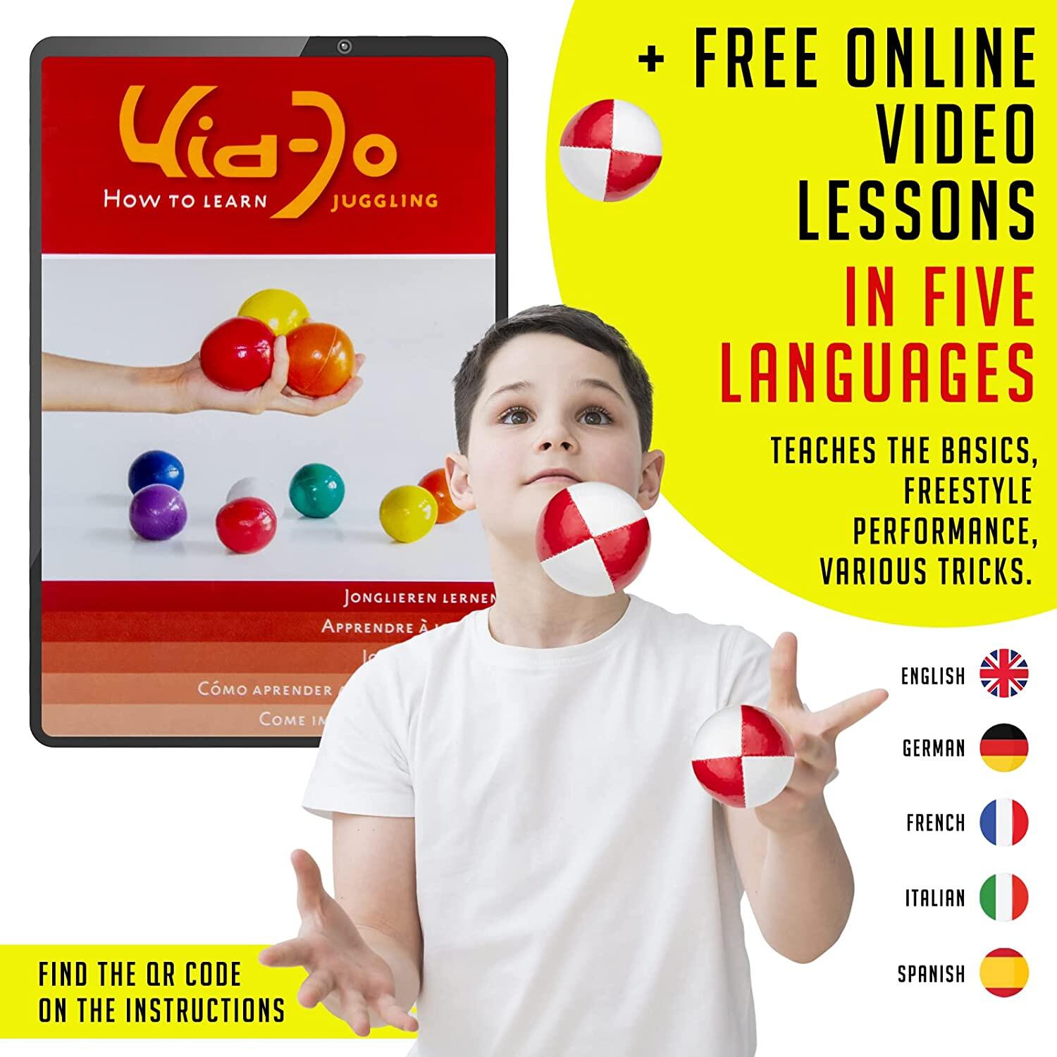 Juggle Dream 3x Pro Thud Juggling Balls - Set of 3 Professional ...