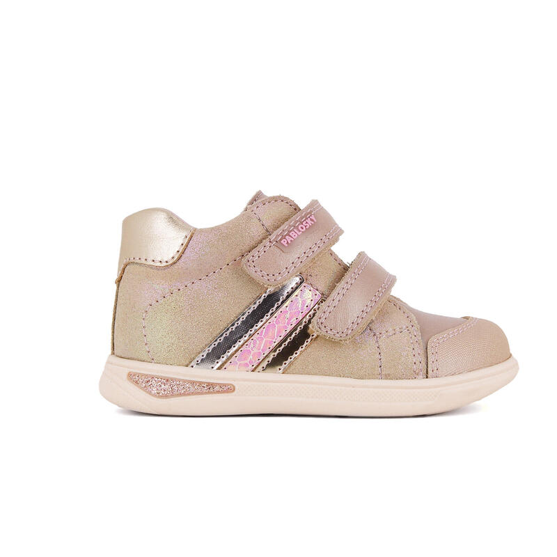 Botas desportivas de Couro de Bebé Menina em Bege PABLOSKY - Decathlon