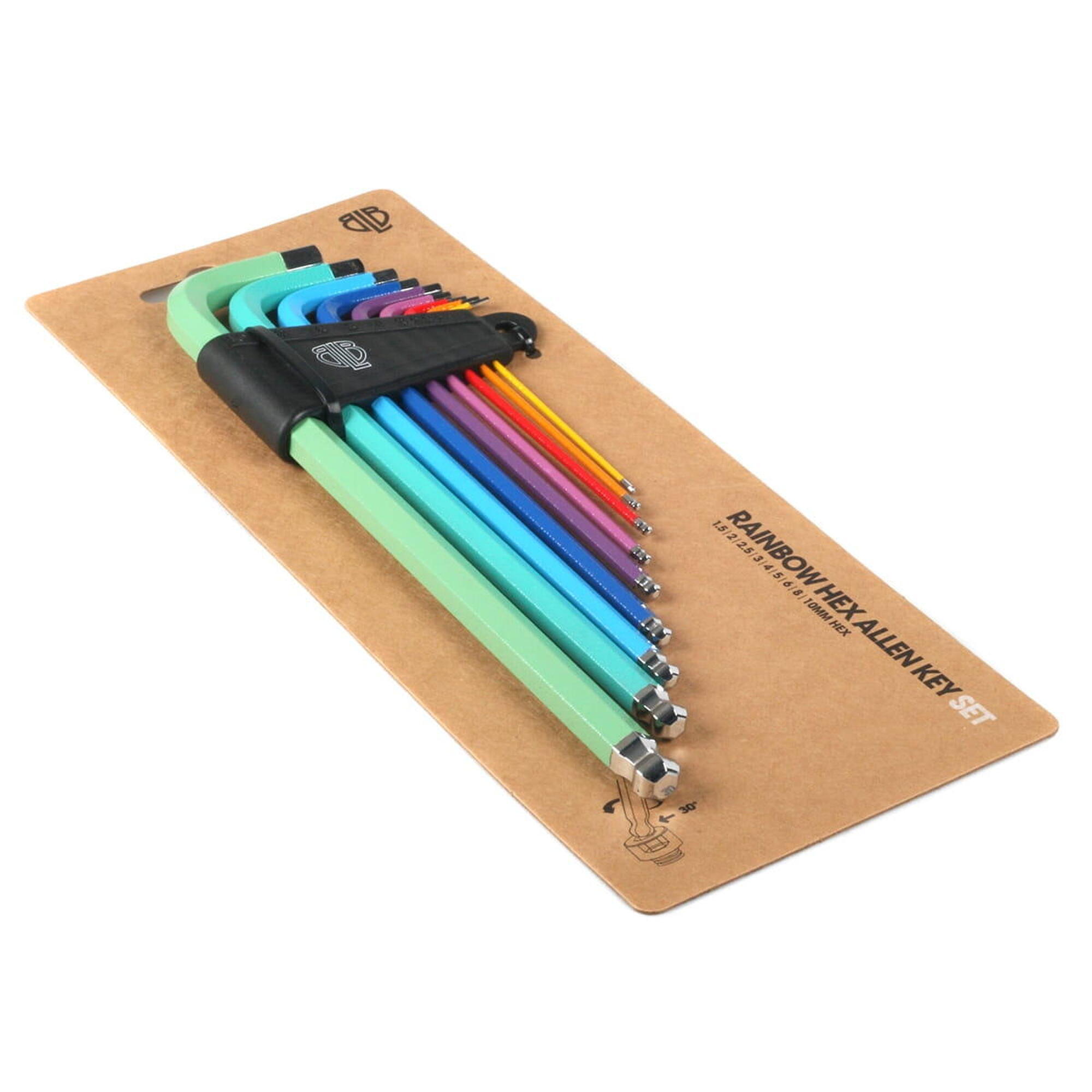 Rainbow Allen Key Set - Innensechskantschlüssel Set bunt BLB BRICK LANE ...