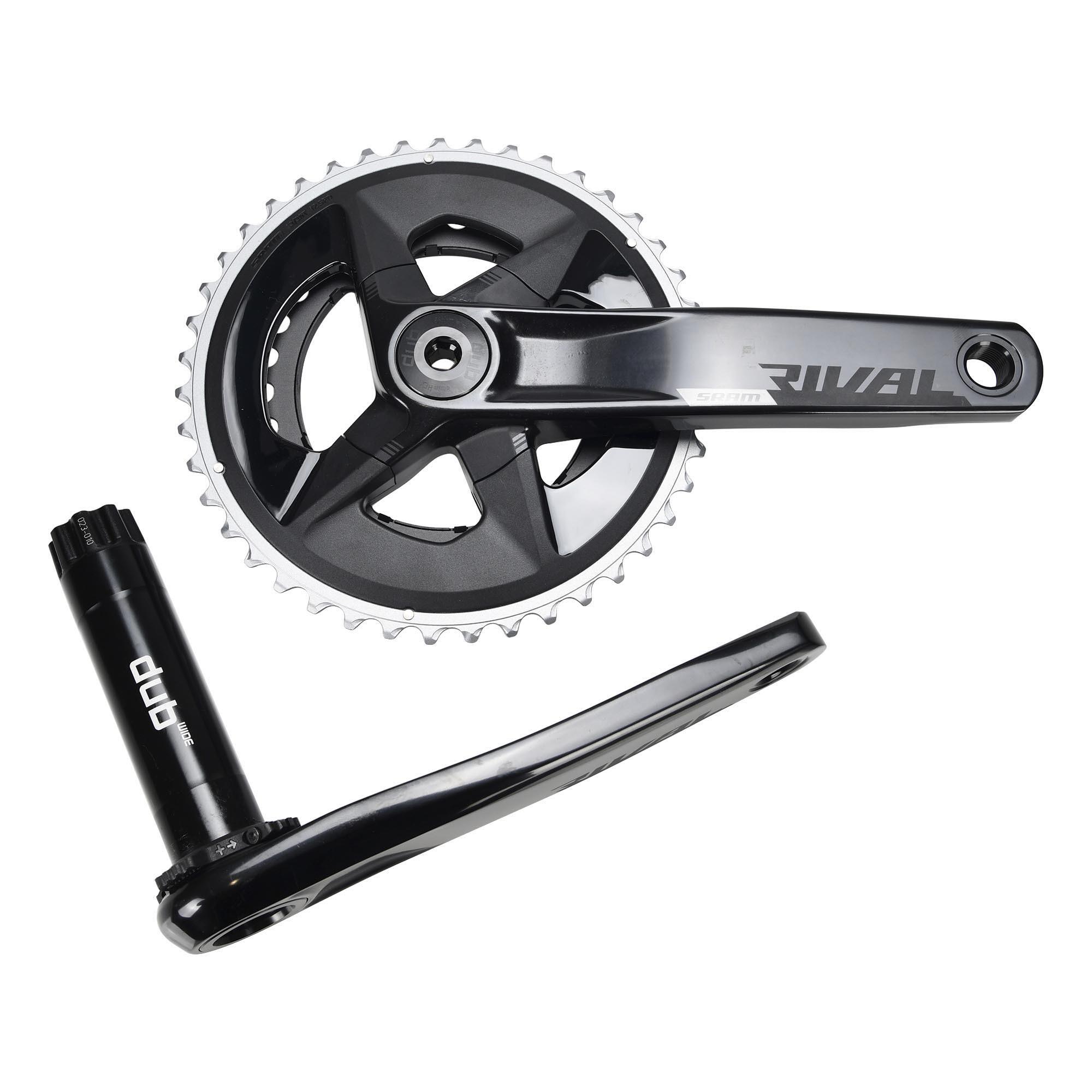 Sram KRG Rival D1 DUB Wide 160mm 47.5mm o.DUB-Lager,sw,alu,43-30Z.,12-f.,94BC | Decathlon