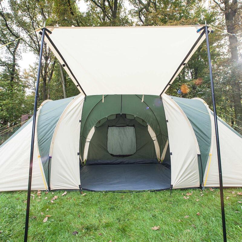Tente familiale dôme camping Daytona 6 - 6 personnes - 530x370 cm - 3 ...