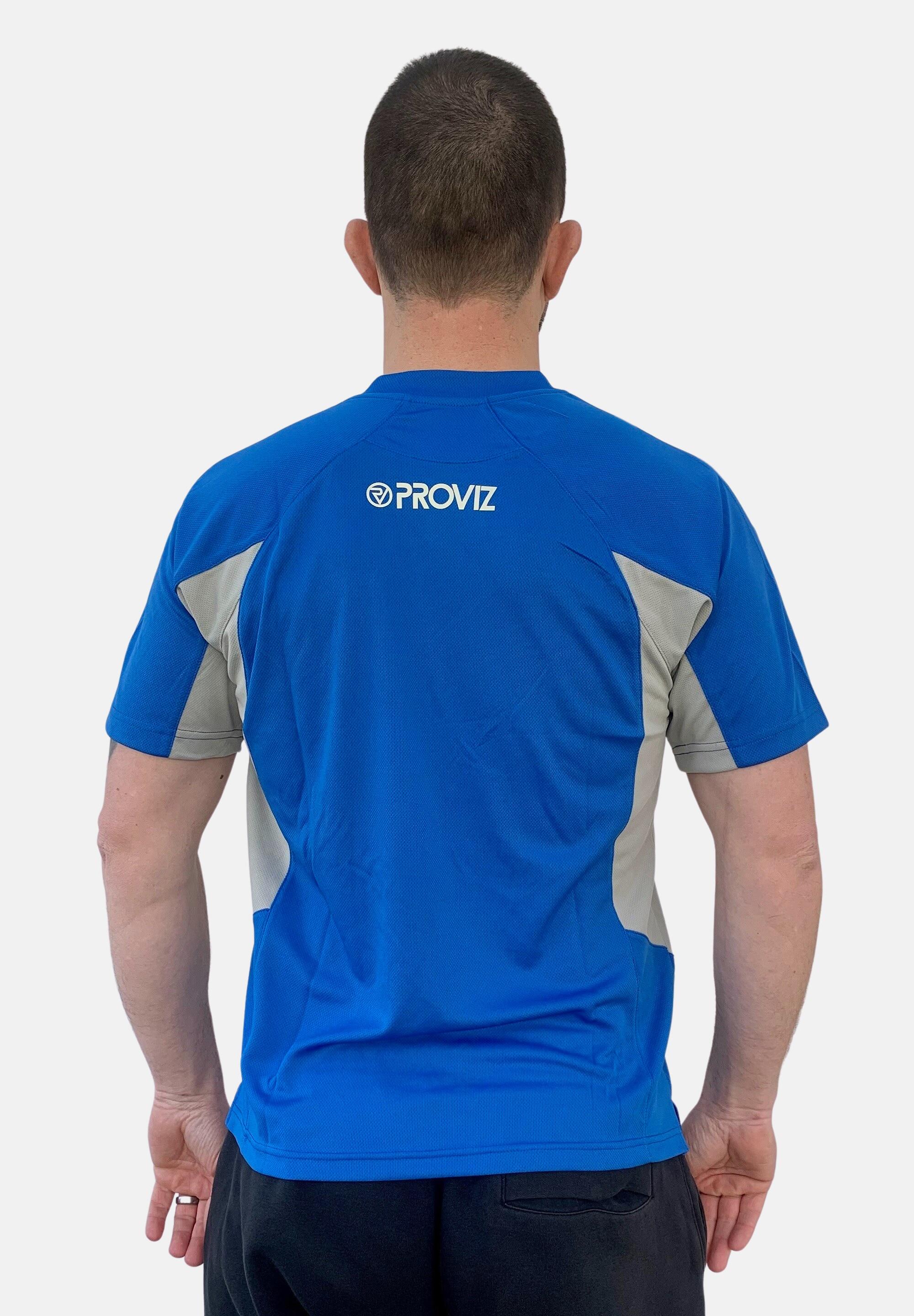 Proviz Classic Mens Sports T-Shirt Short Sleeve Reflective Activewear ...