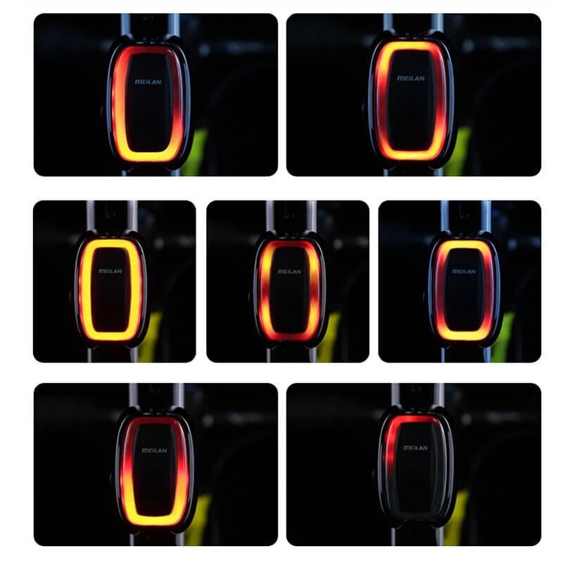 Achterlicht met remlicht USB 25 Lux X6 | MEILAN | Decathlon.nl